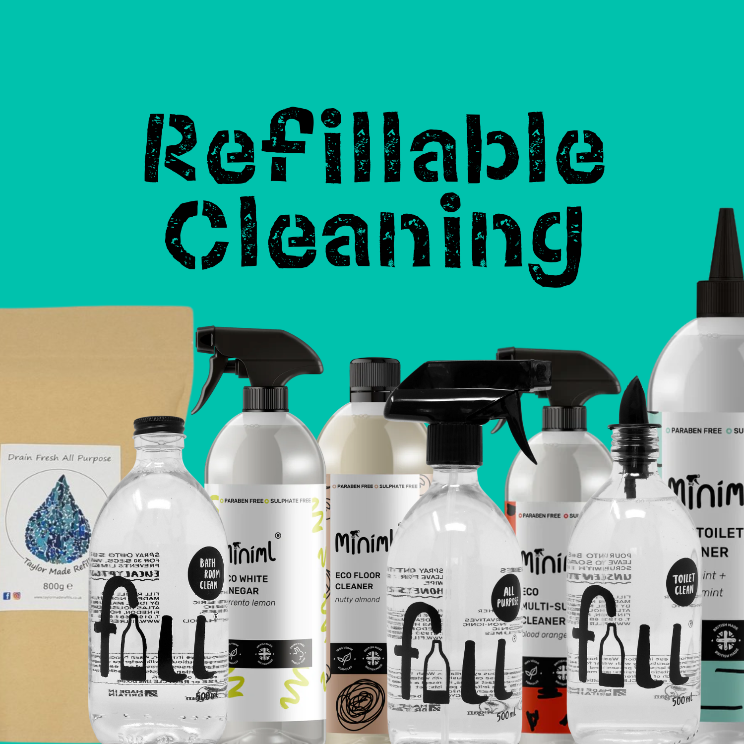 Eco Cleaning Refills Holmes Chapel | Refillable Cleaning UK – Fillarup